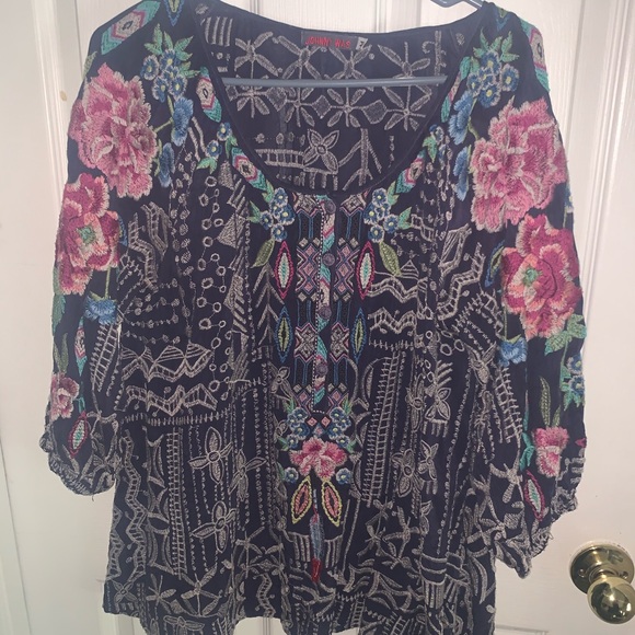 Johnny Was | Tops | Johnny Was Shirt Size Medium | Poshmark